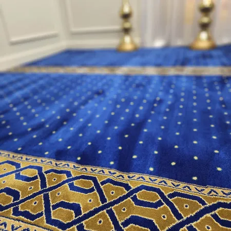 KHALID Sacred Splendor™ Navy Masjid Carpet